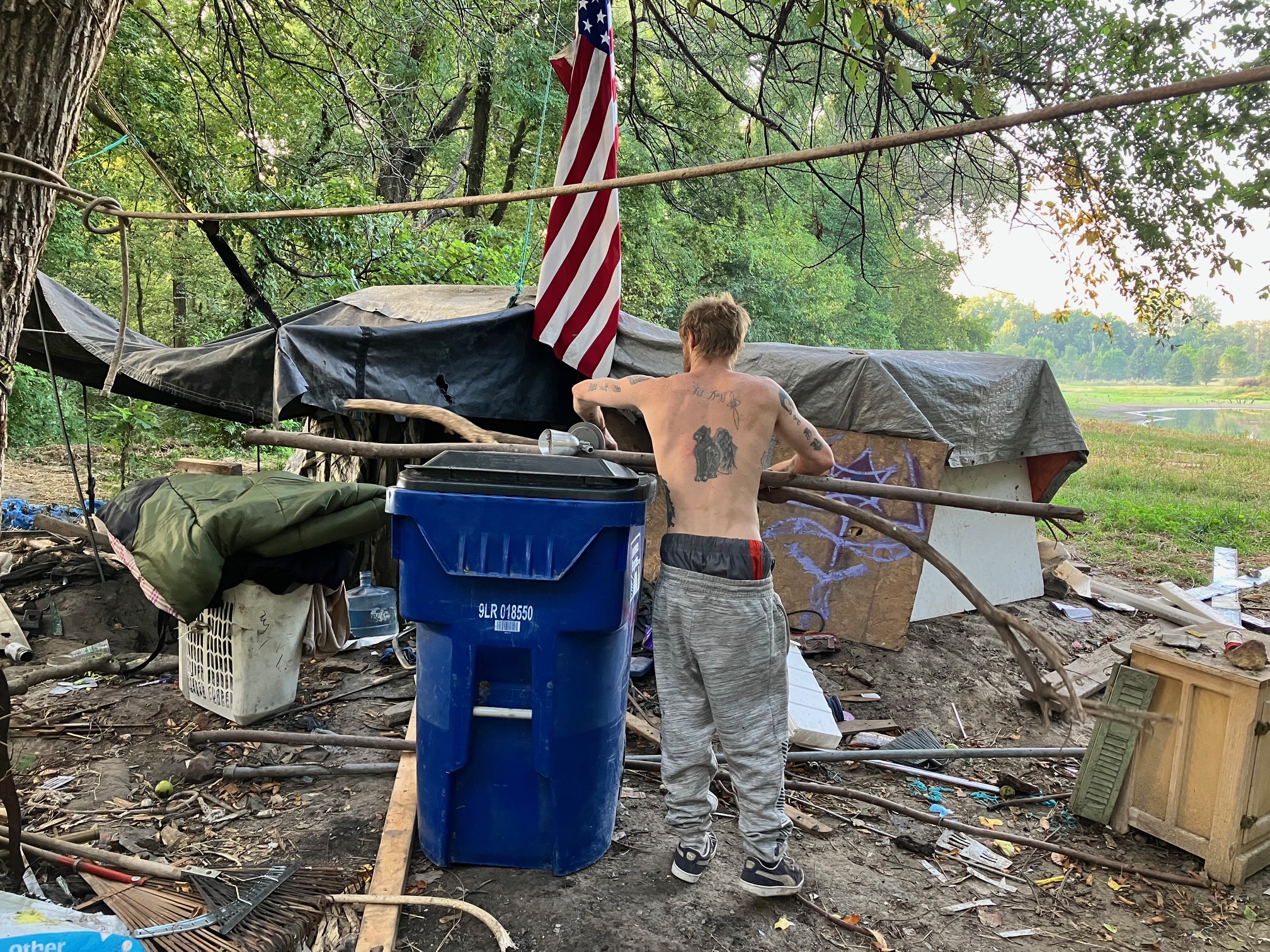 Holdout campers cleared from Sandra J. Shaw Park; Burcham Park will be ...